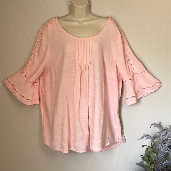 NY Collection | Tops | Ny Collection Womens Tunic 3x Pink | Poshmark